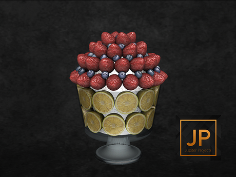 Second Life Marketplace - 02. [IK] Fresh Fruit Table - Fruit Vase - COMMON